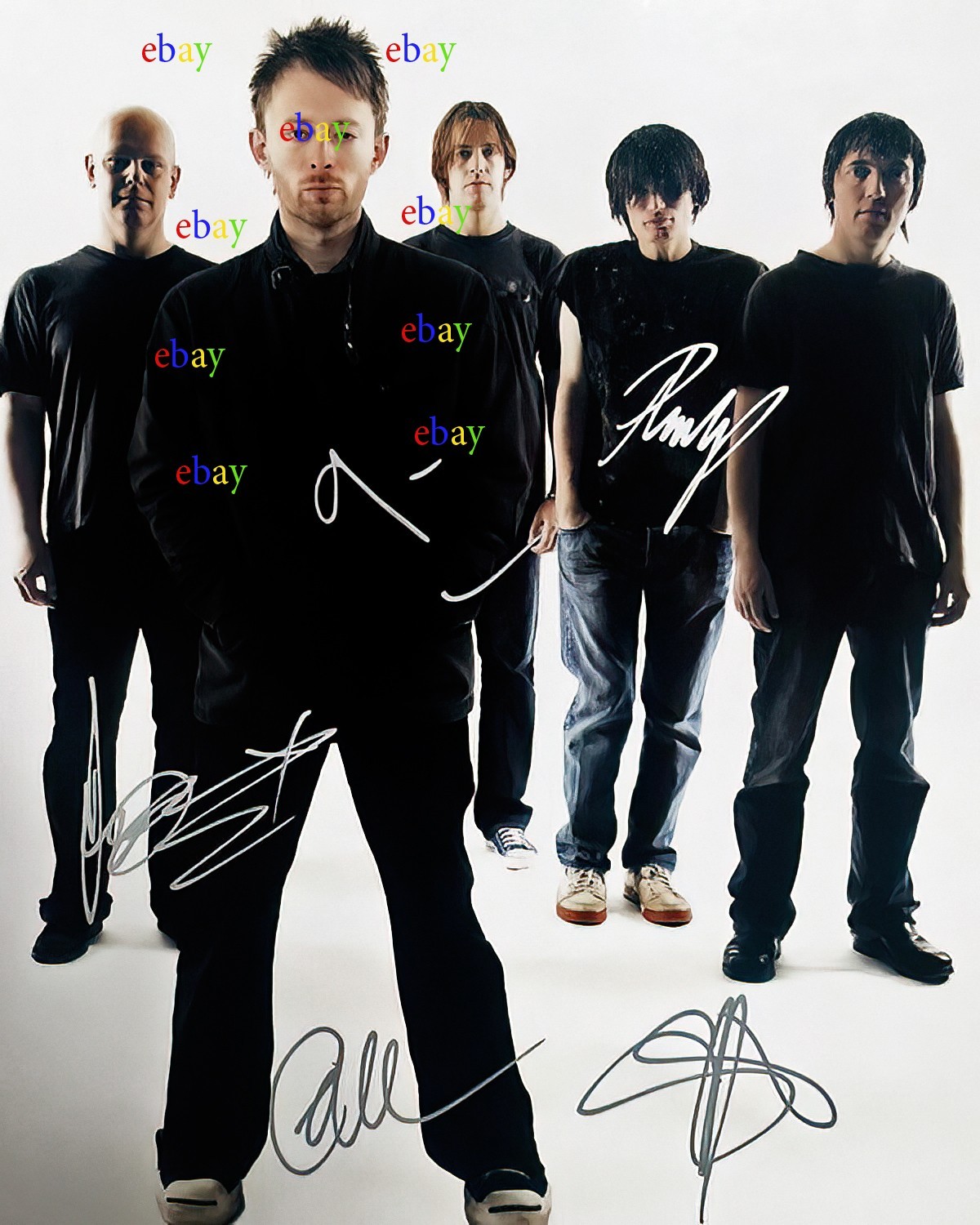 RADIOHEAD FULL BAND Autographed Signed 8x10 Photo Reprint | eBay