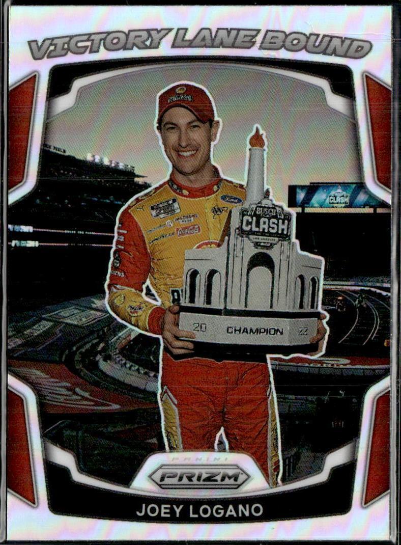 2022 Panini Prizm - Victory Lane Bound Joey Logano #VL-13 Silver Prizm ...
