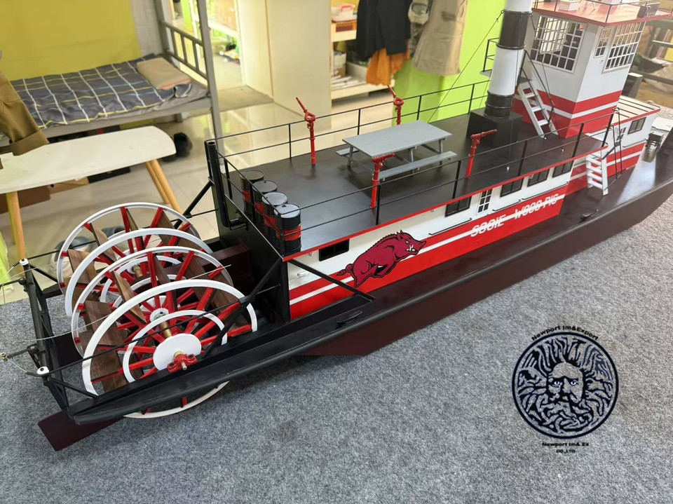Sternwheeler Major 1:18 1400mm 55" Wooden Model RC Model Ship Kit | eBay