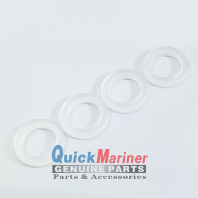 4 PCS Gearcase Lower Unit Drain Screw Gasket for Evinrude Johnson ...