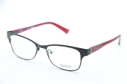NEW GUESS GU 2467 BLK BLACK RED AUTHENTIC FRAMES EYEGLASSES GU2467 51 ...