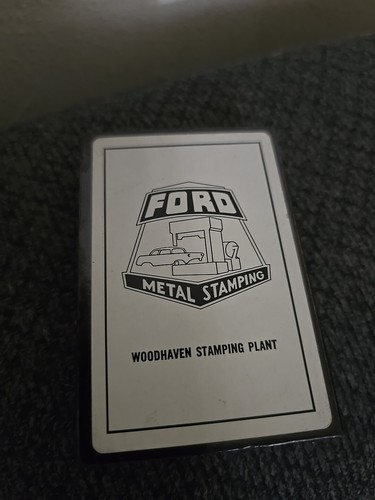 Vintage Ford Metal Stamping Playing Cards Complete Deck | eBay