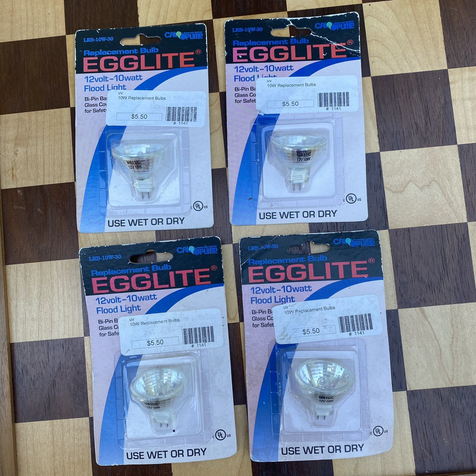Egglite Replacement Bulb LRB-10W-30 Wet Or Dry Pond Light Glass Flood Lot Of 4 | eBay