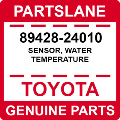 89428-24010 Toyota OEM Genuine SENSOR, WATER TEMPERATURE | eBay