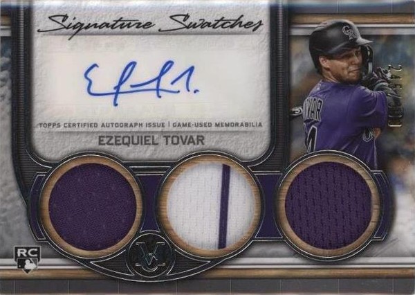 2023 Topps Museum Collection - Single-Player Signature Swatches Triple ...