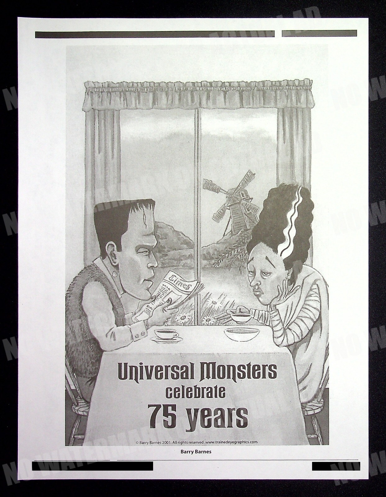 Frankenstein Barry Barnes Trade Print Magazine Ad Poster Comics ADVERT ...