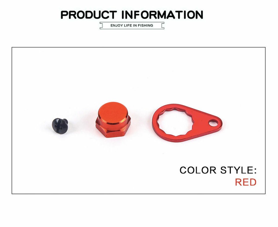 Baitcasting Fishing Reel Screw Nut Locking Cap Crank Handle Abu Daiwa ...