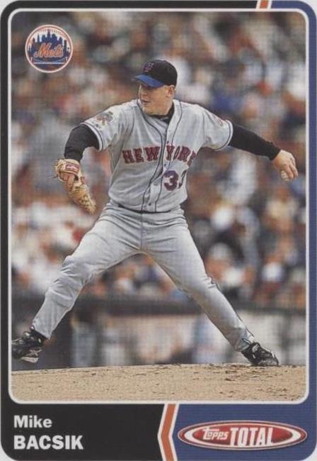 2003 Topps Total - Mike Bacsik #263 for sale online | eBay