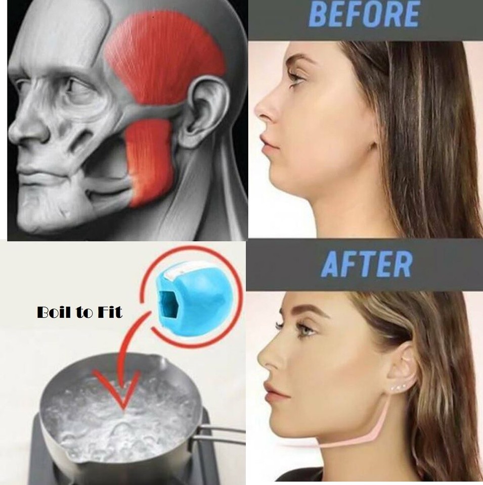 Jawline Exerciser Facial Tools for Face Lifting, Face Fitness and Toner ...