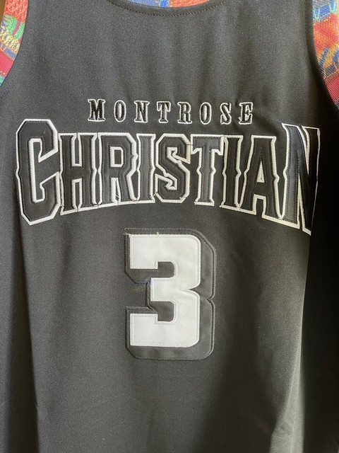 Headgear Kevin Durant Montrose Christian High School #3 Jersey Black ...