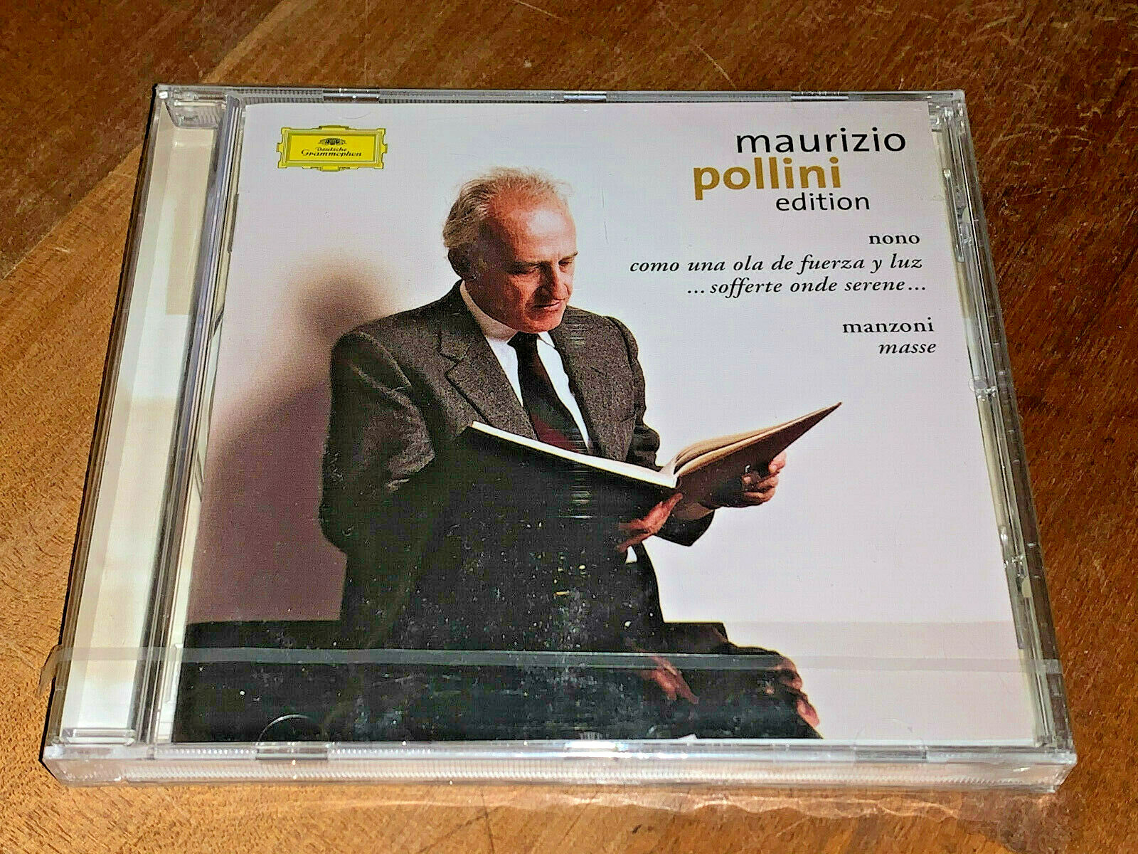 Nono como una ola de fuerza y luz Manzoni Masse MAURIZIO POLLINI DGG CD ...