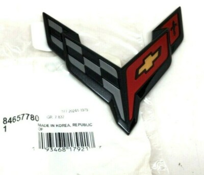 2020-2022 Chevrolet Corvette Front Center Bumper Emblem | 84657780 ...