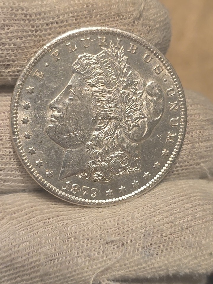 1879-S Morgan Dollar BU+ Brilliantly Uncirculated Better Date $1 A2384 ...