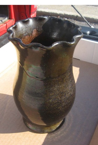 JAMES TOWNE COLONY VIRGINIA VA POTTERY VASE SIGNED ON BOTTOM | eBay