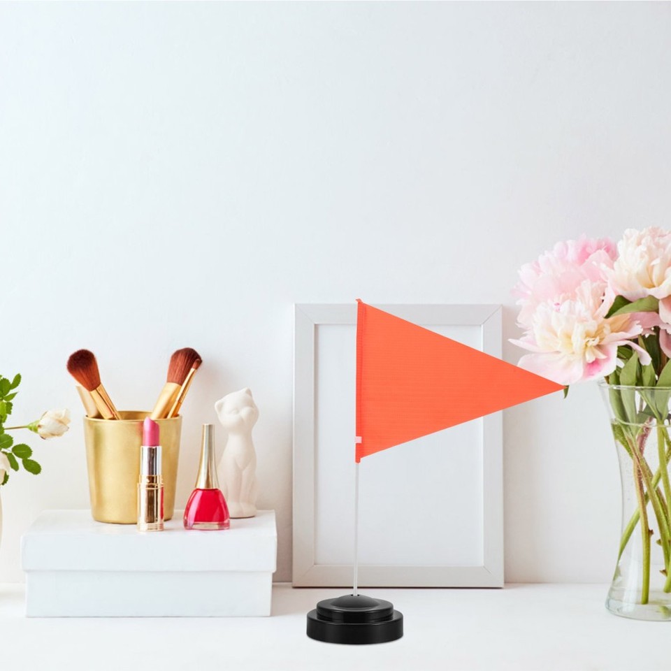 6 Pcs Flagpole Base Mini Holders for Small Flags Office Table Stand ...