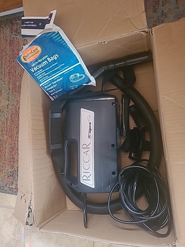 Riccar RSQ1 SupraQuik Portable Handheld Canister Vacuum W/Accessories ...