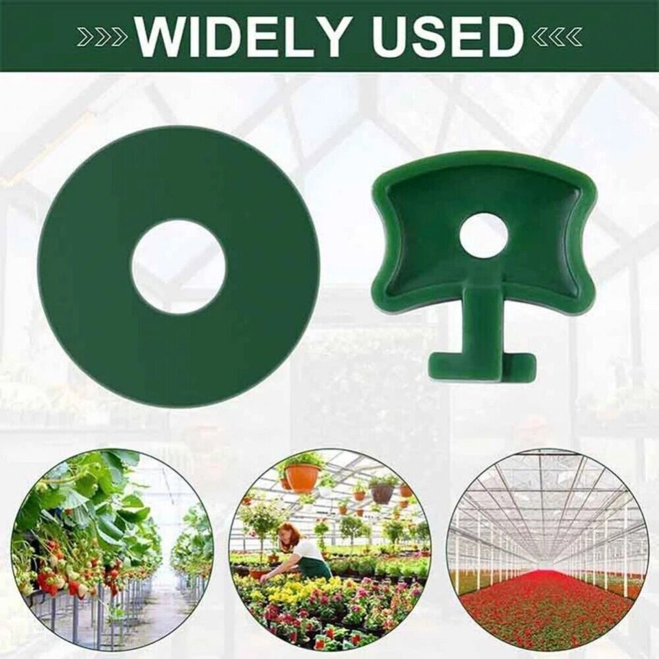 50-200 sets Greenhouse Twist Clips Plastic Greenhouse Fixing Clips and ...