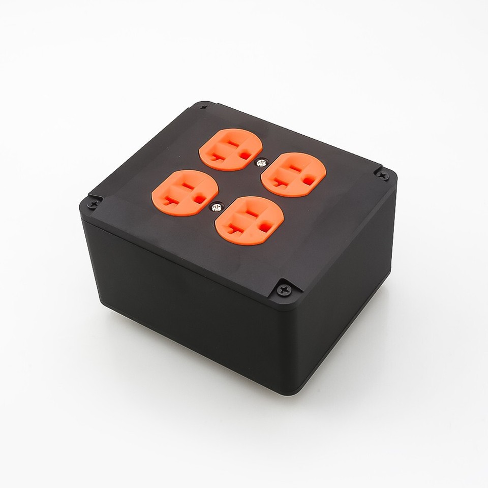 4 way US AC Power Strip Supply Socket 4 Outlet Box HIFI Chassis | eBay