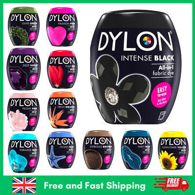 Dylon Machine Dye Pods 350g Fabric Dye Colour For Clothes All Colours ...