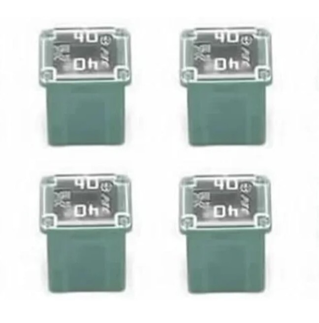 4x Automotive Low Profile JCASE Fuse 40 Amp Fuses fit Ford Chev Dodge ...