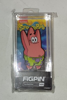 New FiGPiN SpongeBob SquarePants Patrick Star Enamel Pin Locked #466 | eBay