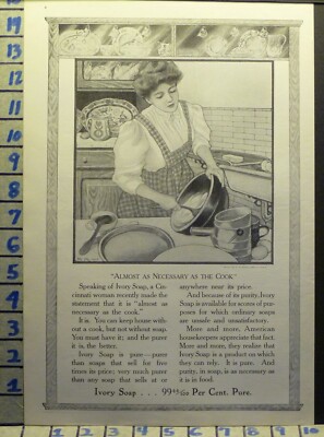 1908 IVORY SOAP KITCHEN DECOR HOME COOK FOOD CHEF MAKER S90 | eBay