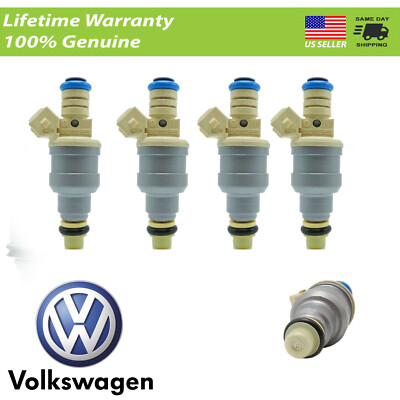 X4 OEM Bosch Fuel Injectors Volkswagen Golf 1993 - 1999 2.0L I4 ...