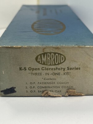 AMBROID K-S Open Clerestory Series "Three in One Kit" in HO Scale | eBay