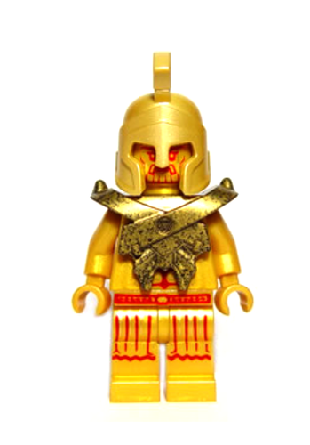 Lego Atlantis Temple Statue 7985 Poseidon The Golden King Minifigure | eBay