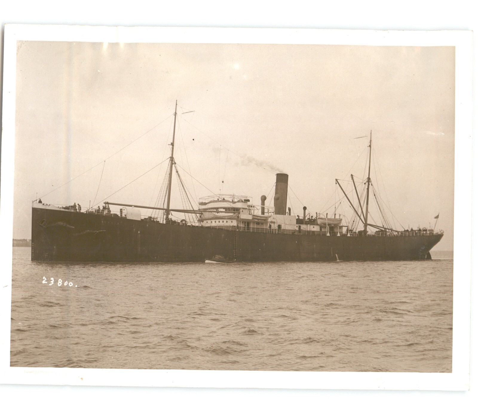 Germany-American Liner SHIP 'Dacia' at Sea VINTAGE Rare 1930s Press ...