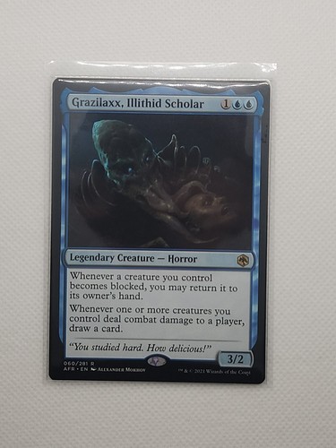 MTG Grazilaxx, Illithid Scholar Adventures in the Forgotten Realm 060/ ...