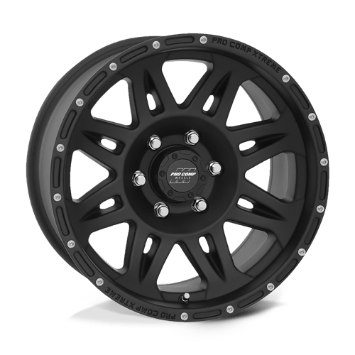 1 New 17X9 Pro Comp Alloys PA5 Torq Flat Black 5x127 ET-6 Wheel Rim | eBay