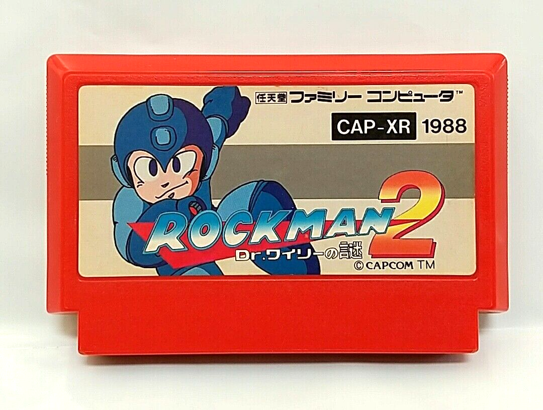 (Game) (Famicom) (FC) Rockman 2, Megaman 2, 1988, Capcom, Nintendo ...