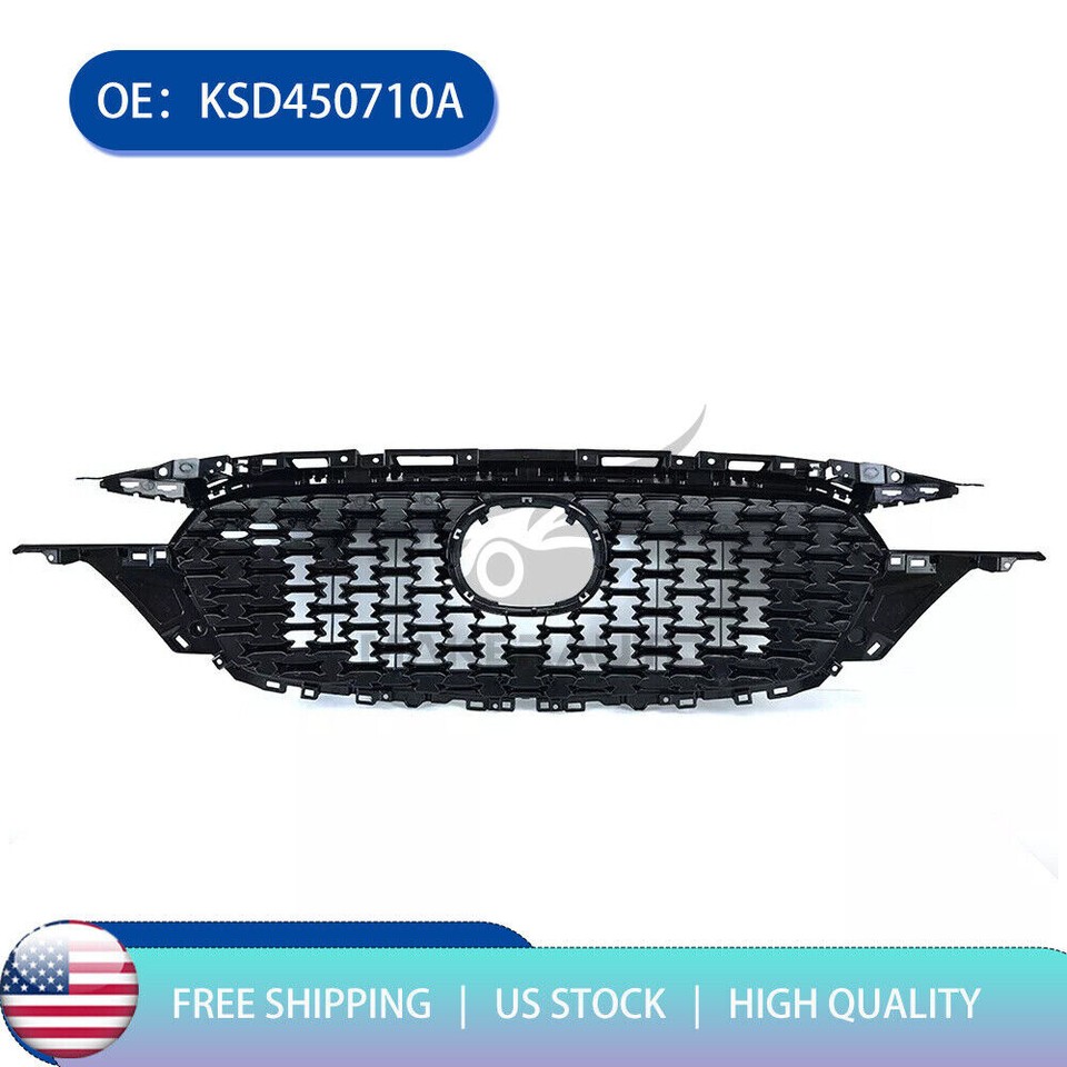 For 2022 2023 Mazda CX5 CX-5 Front Upper Grille With Chrome Trim Set ...