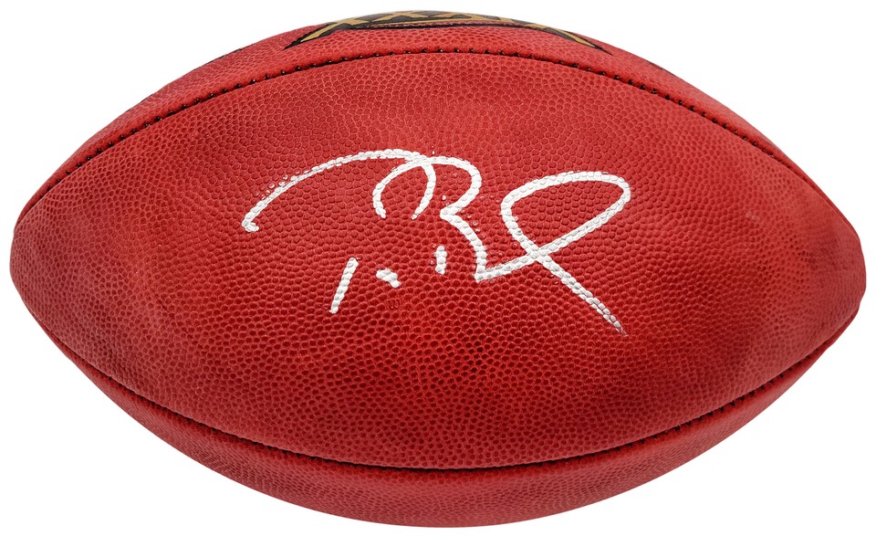 Tom Brady Autographed NFL Leather SB XXXIX Logo Football Fanatics ...