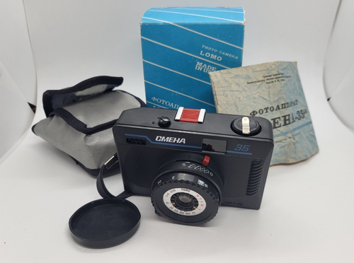 Camera LOMO Smena 35 compact Exclusive Lomography 35-mm film Soviet Era ...