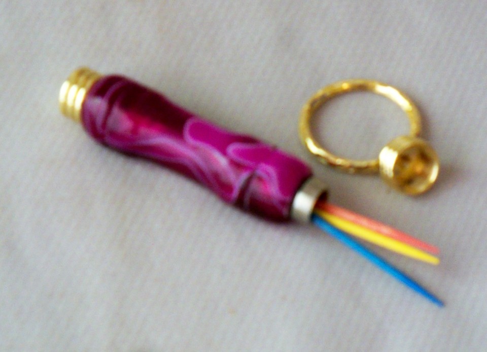 ACRYLIC KEYCHAIN HIDDEN COMPARTMENT KC126 | eBay