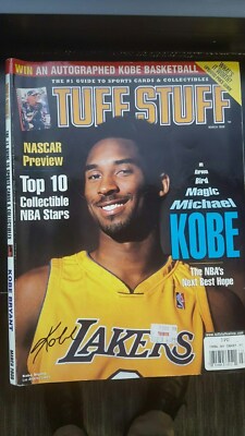2000 KOBE BRYANT TUFF STUFF MagazineCover #1 Guide to Sportscards !! | eBay