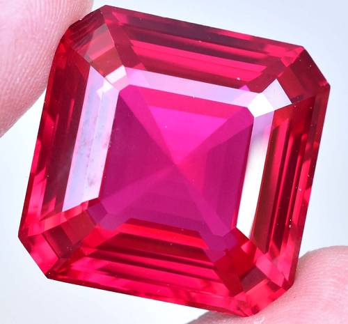 68.75 Ct Natural Mogok Red Pink Ruby Certified Flawless Octagon Shape ...