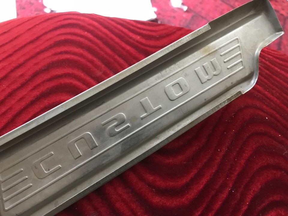 1950 FORD CUSTOM FENDER TRIM Molding Emblem Badge | eBay