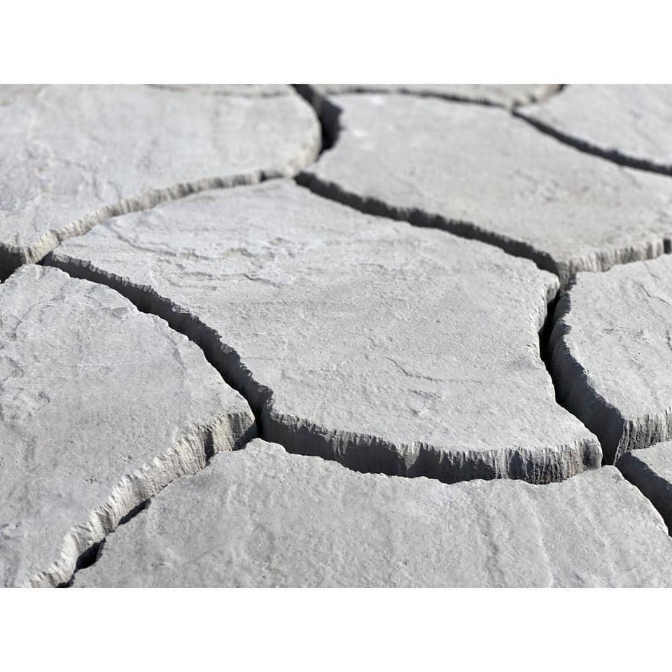 Nantucket Pavers 19" x 3" Irregular Paver Kit Concrete Gray (60-Pieces ...