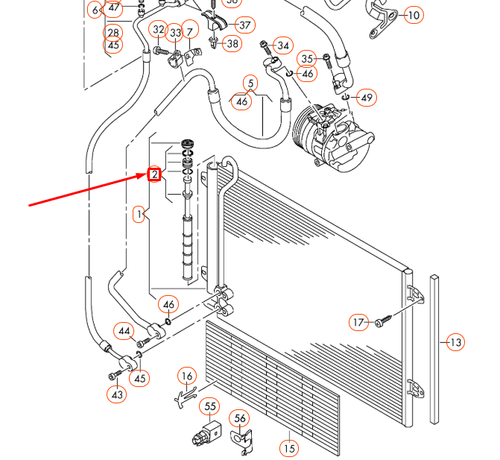 Volkswagen PASSAT B6 A/c Receiver Drier 3C0898191 NEW GENUINE | eBay