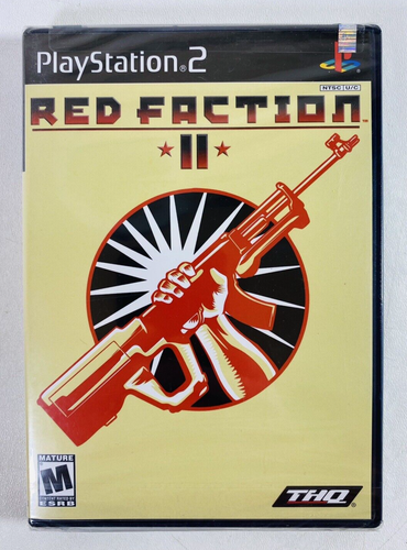 Red Faction II (Sony PlayStation 2, 2002) Black Label Factory Sealed ...