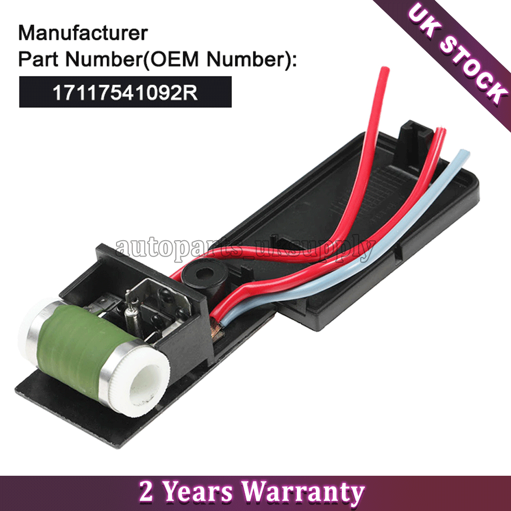 For MINI COOPER R50 R52 R53 RADIATOR FAN MOTOR SWITCH RESISTOR ...