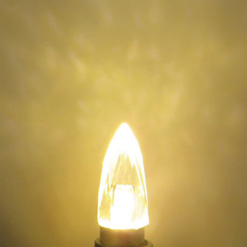 E14 K9 Gem Lamp Glass LED Light Bulb 1505 COB+SMD 110V/220V 4W Crystal ...