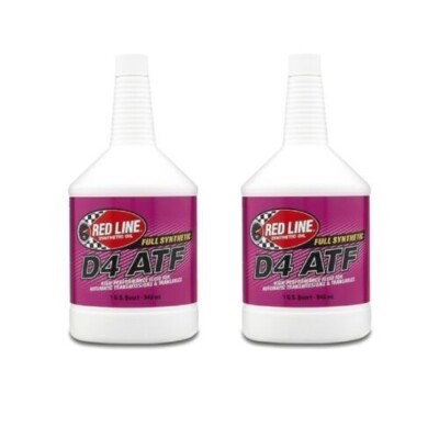 Red Line Oil 30504 Automatic Transmission Fluid Synthetic D4 ATF (2 ...