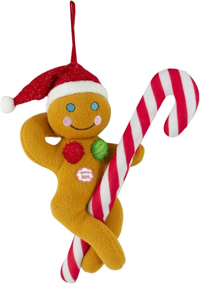 Naughty Gingerbread Pole Dancer Ornament-Sexy Talking Hanging Christmas ...