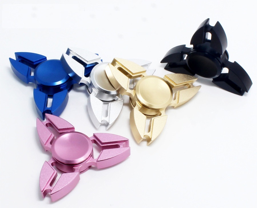 Fashion New Stainless Metal Hand Spinner Fidget Bearing Desk Toy 3-5 ...