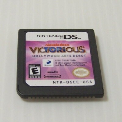 Nintendo DS Victorious Hollywood Arts Debut Game Cartridge Only Tested ...