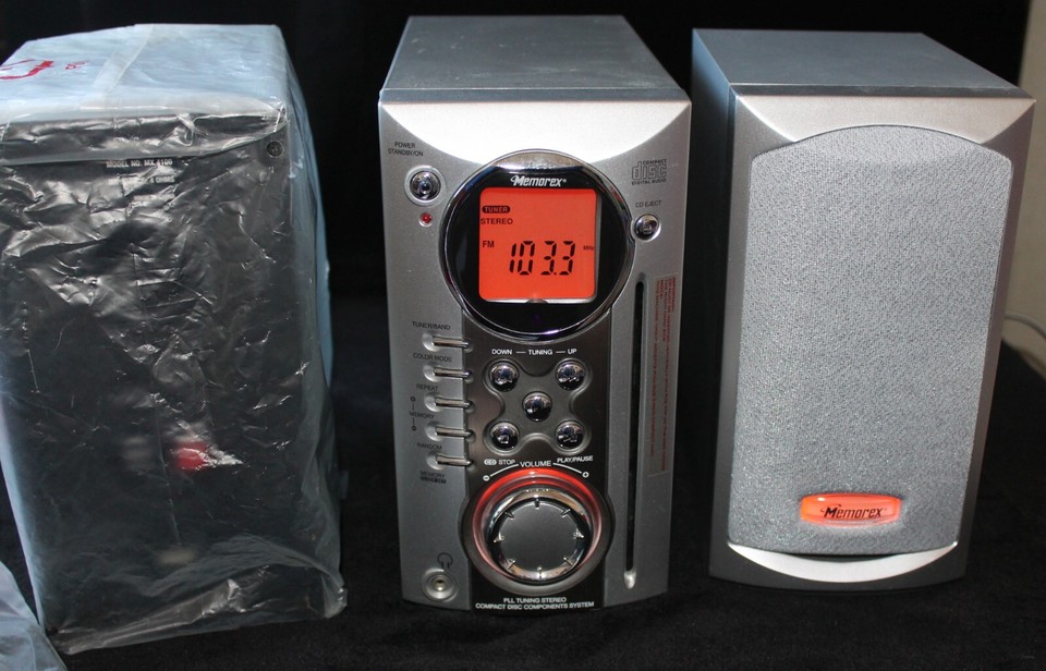 Memorex Micro System Digital STEREO AM/FM CD Player MX4100 EUC/ with ...